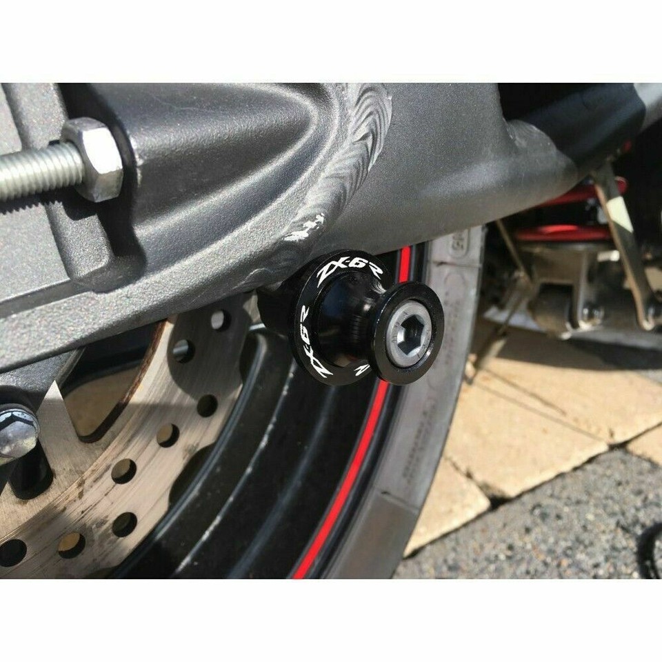 For KAWASAKI Ninja ZX6R 2012-2020 Motorcycle Screws Swingarm Spools ...