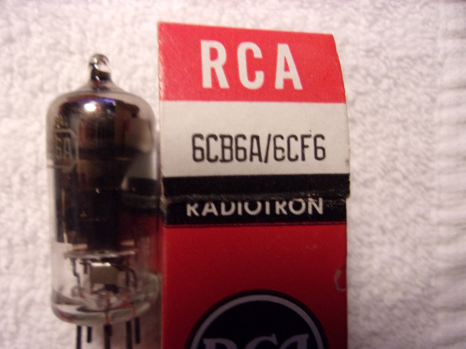 One RCA 6CB6A / 6CF6 electron vacuum amplifier tube NIB | eBay
