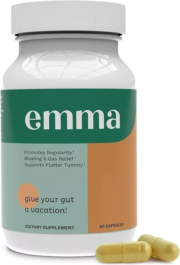 Emma Relief Supplement Konsciens Keto for Gut Bloating 60 Capsules Exp ...