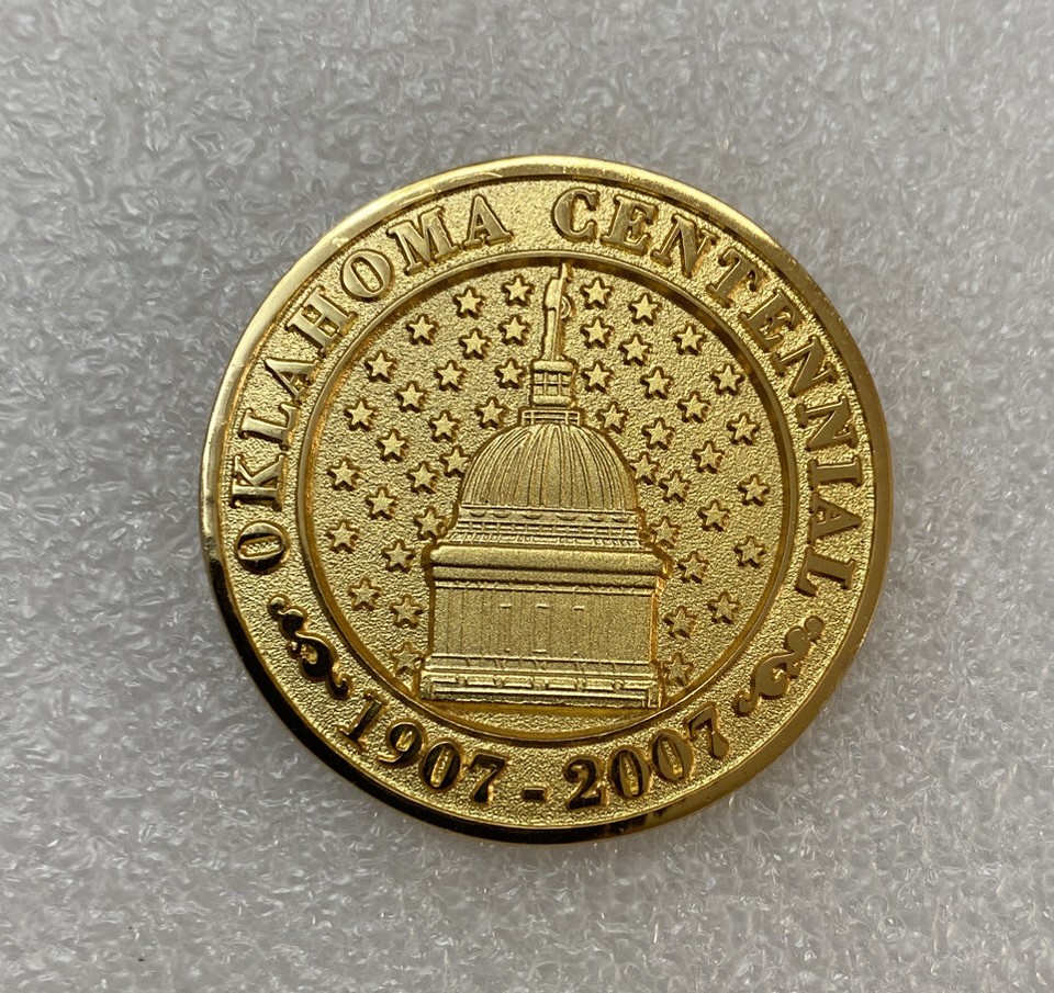 CHALLENGE COIN OKLAHOMA CENTENNIAL 1907-2007 THE GUARDIAN | eBay