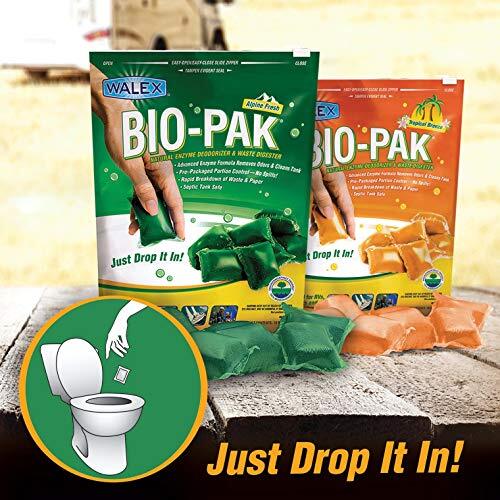 Bio-Pak RV Black Holding Tank Deodorizer and Digester, Natural Enzyme ...