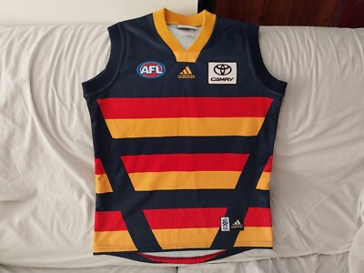 ADELAIDE CROWS AFL ADIDAS VINTAGE 2000S GUERNSEY JUMPER JERSEY SIZE ...