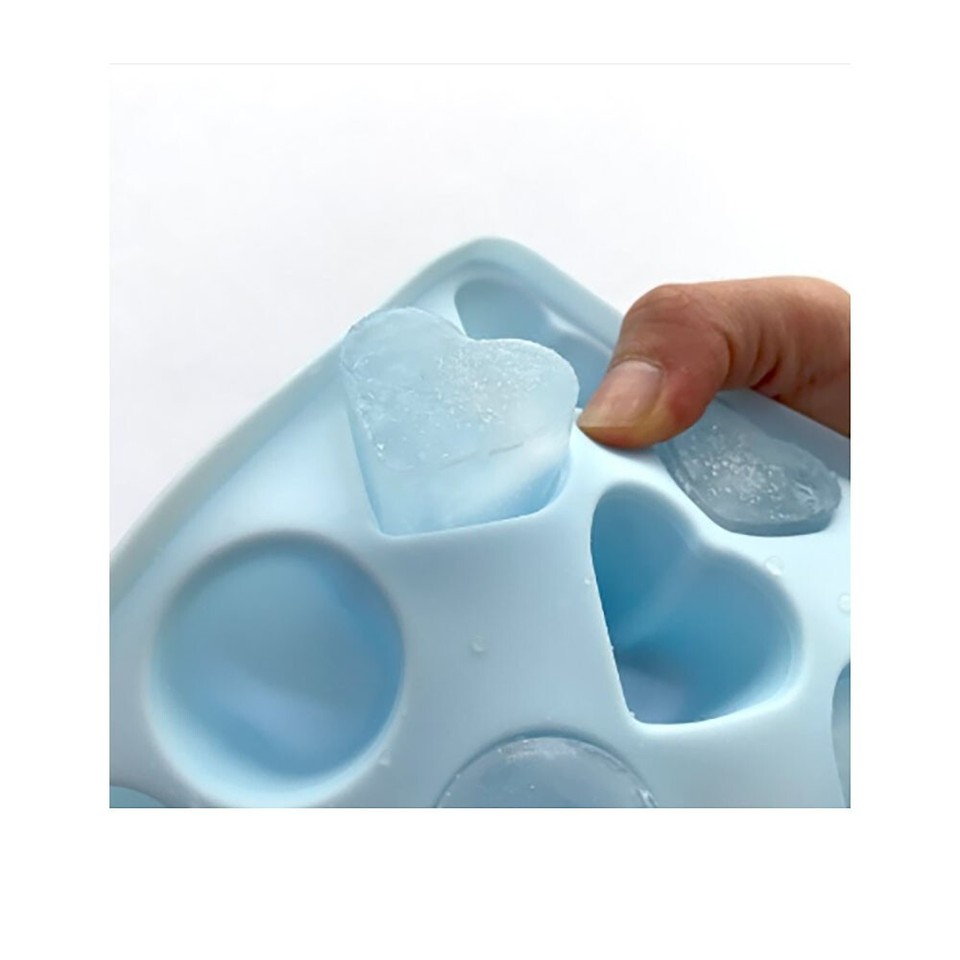 Pamire Silicone Ice Cube Tray with Lids, Various Shapes, 18 cubes ...