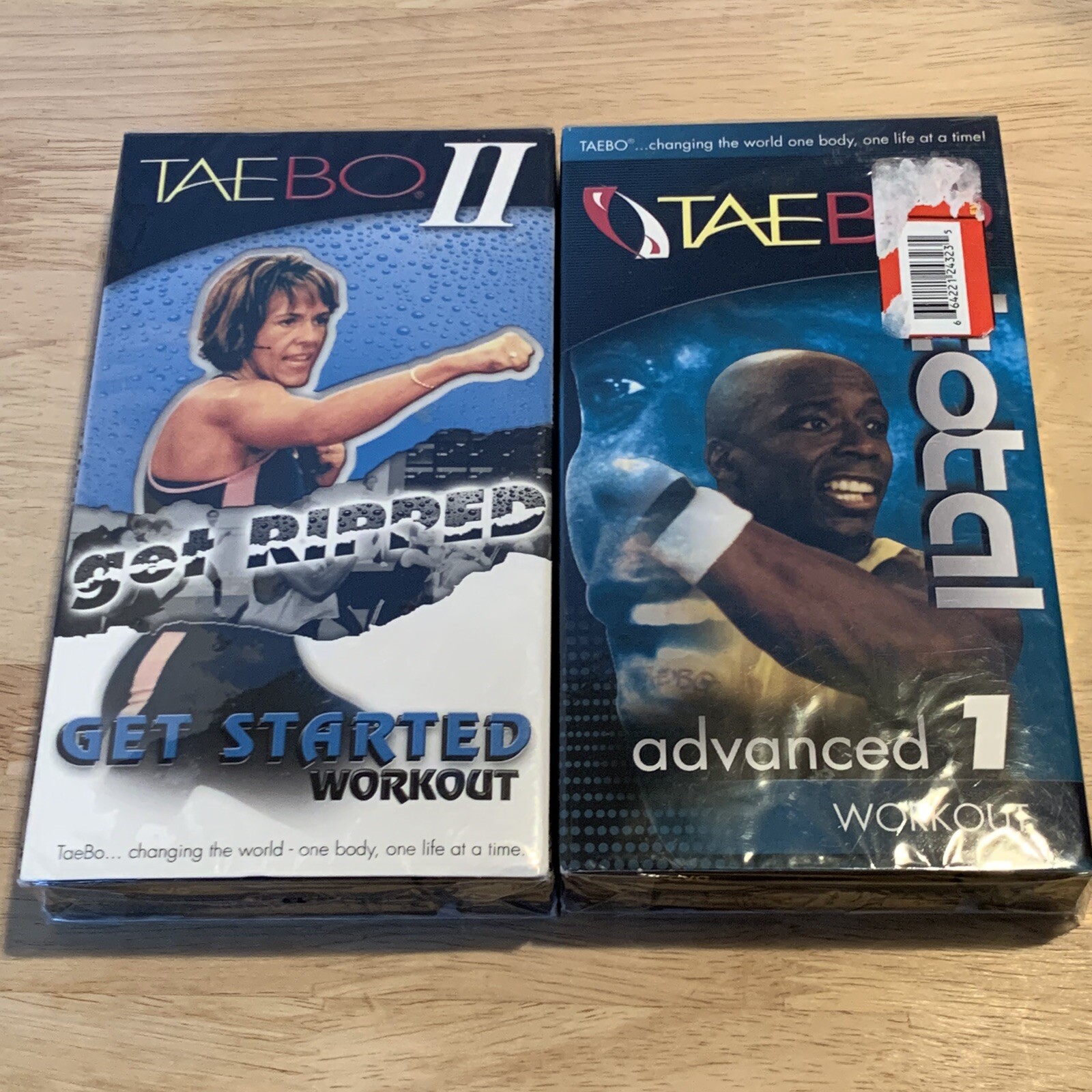 NEW Tae Bo II Get Started Workout & Total Advanced 1 Billy Blanks VHS ...