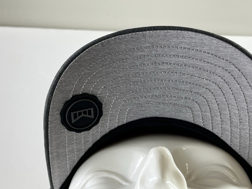 MELIN Hat Cap Adult Gray Snapback Besom Pocket A Game Hydro Mesh Logo ...