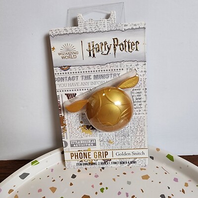 NEW Harry Potter Golden Snitch Phone Grip-Stand-Organizer | eBay