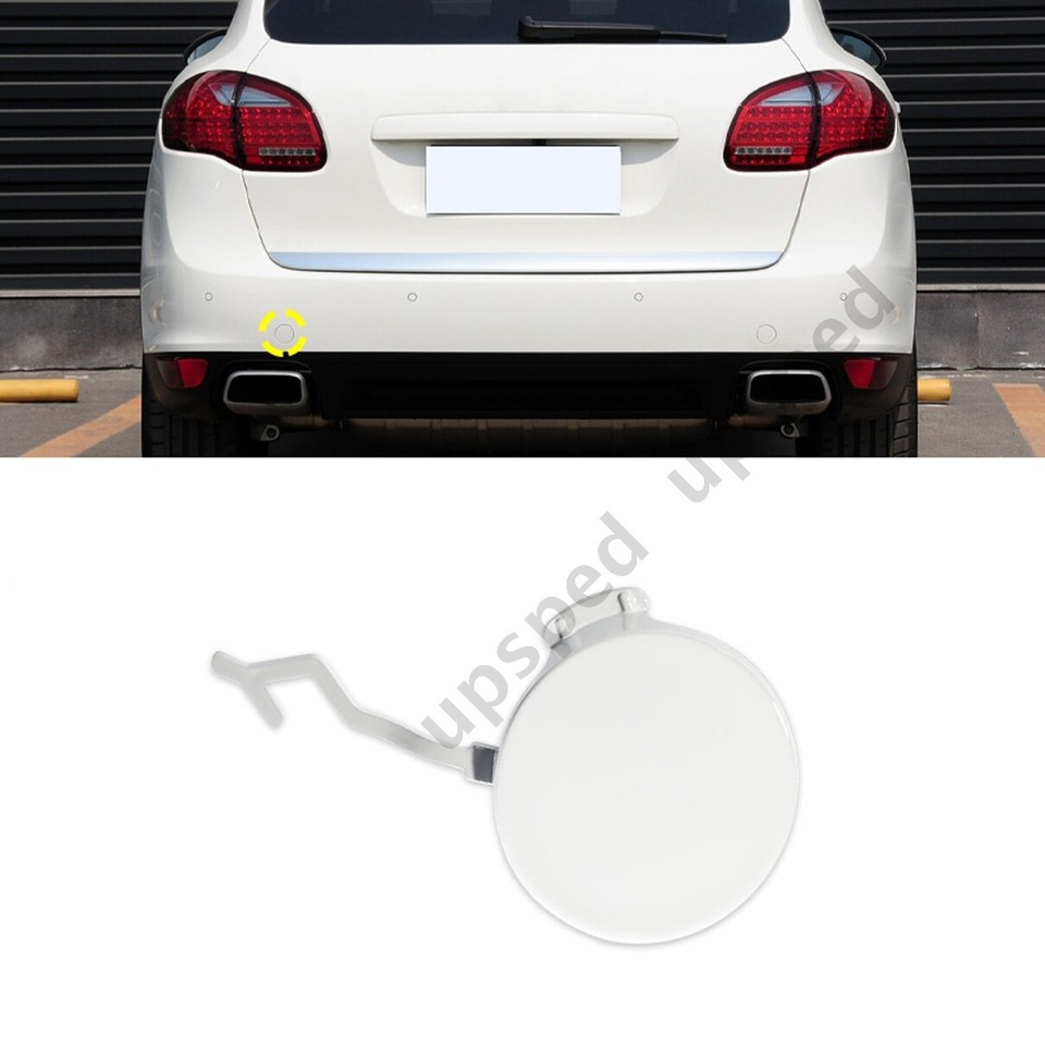 Rear Bumper Tow Hook Eye Cover Cap For Porsche Cayenne 2011-2014 ...