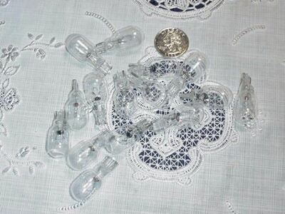 Lot of Fifteen (15) Miniature Bulbs 922 Pigtail Style T922 Standard ...