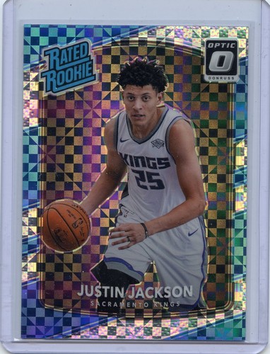 2017-18 Panini Donruss Optic - Rated Rookie Justin Jackson #158 ...