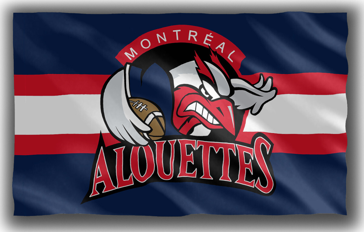 Montreal Alouettes Football Team Memorable Flag 90x150cm3x5ft Fan Best ...