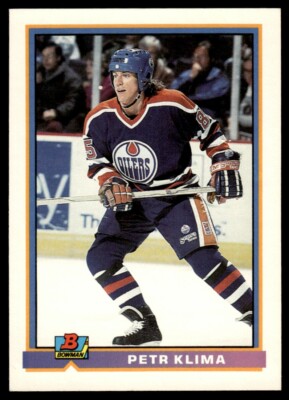 1991-92 Bowman #104 Petr Klima Edmonton Oilers | eBay