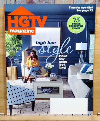 HGTV Magazine OCTOBER 2023 High-Low Style 75 Daring Decorating Moves | eBay