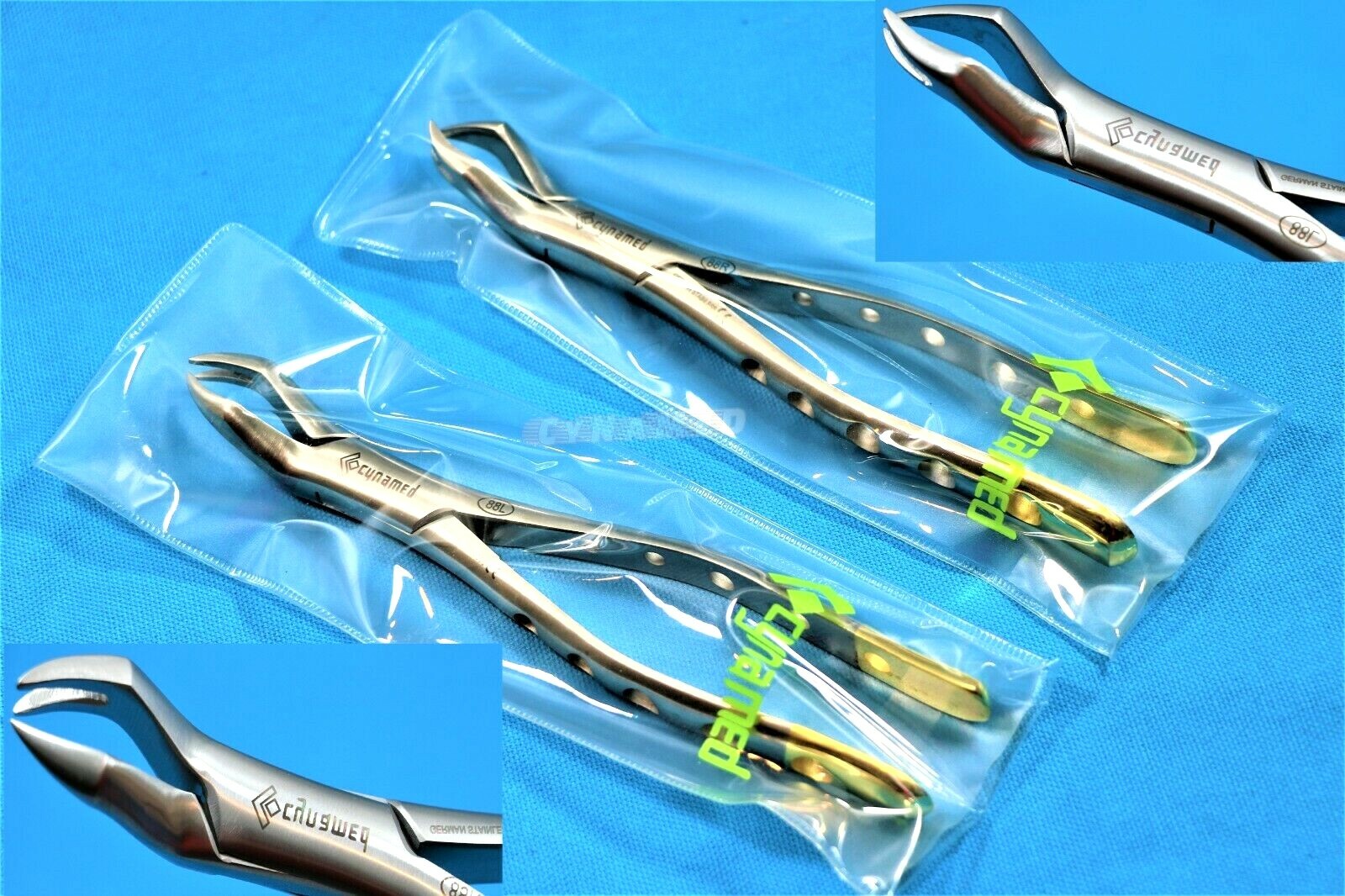 Dental Extracting Forceps 88R & 88L Molar Tooth Surgical Instruments ...