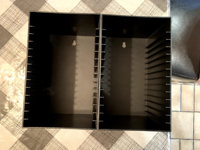 CD storage sorting unit shelf 26+ CD stacking boxes crate - Fast UK ...