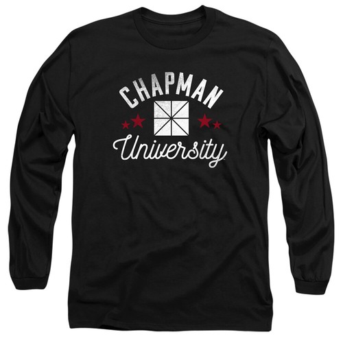 Chapman University Adult Long Sleeve T-Shirt Panthers, Black, S-3XL | eBay