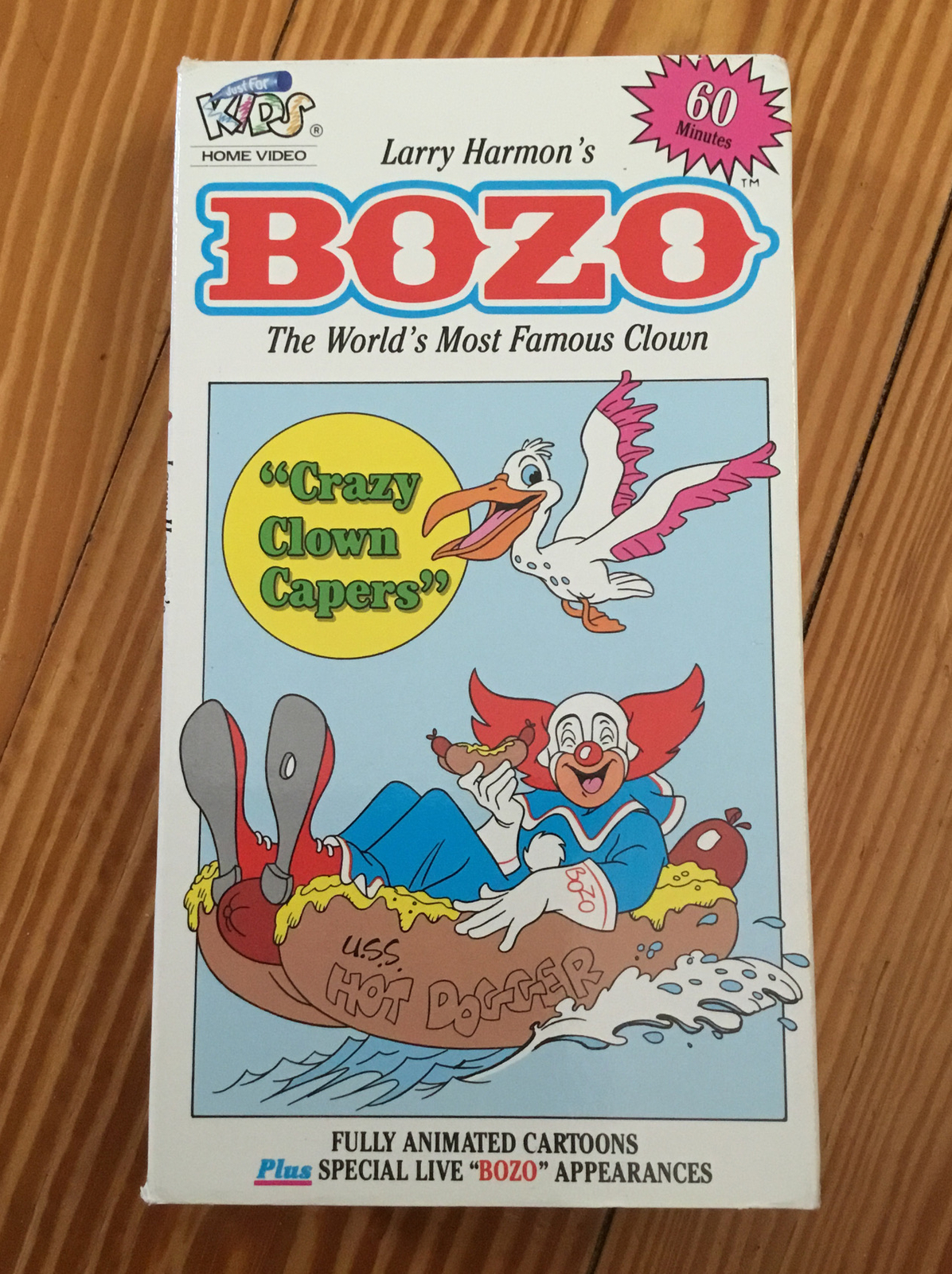 Larry Harmon Bozo The World's Most Famous Clown VHS Cartoon & Live ...