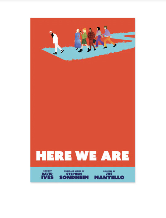 Here We Are Sondheim Off Broadway Musical Sondheim Poster Window Card ...