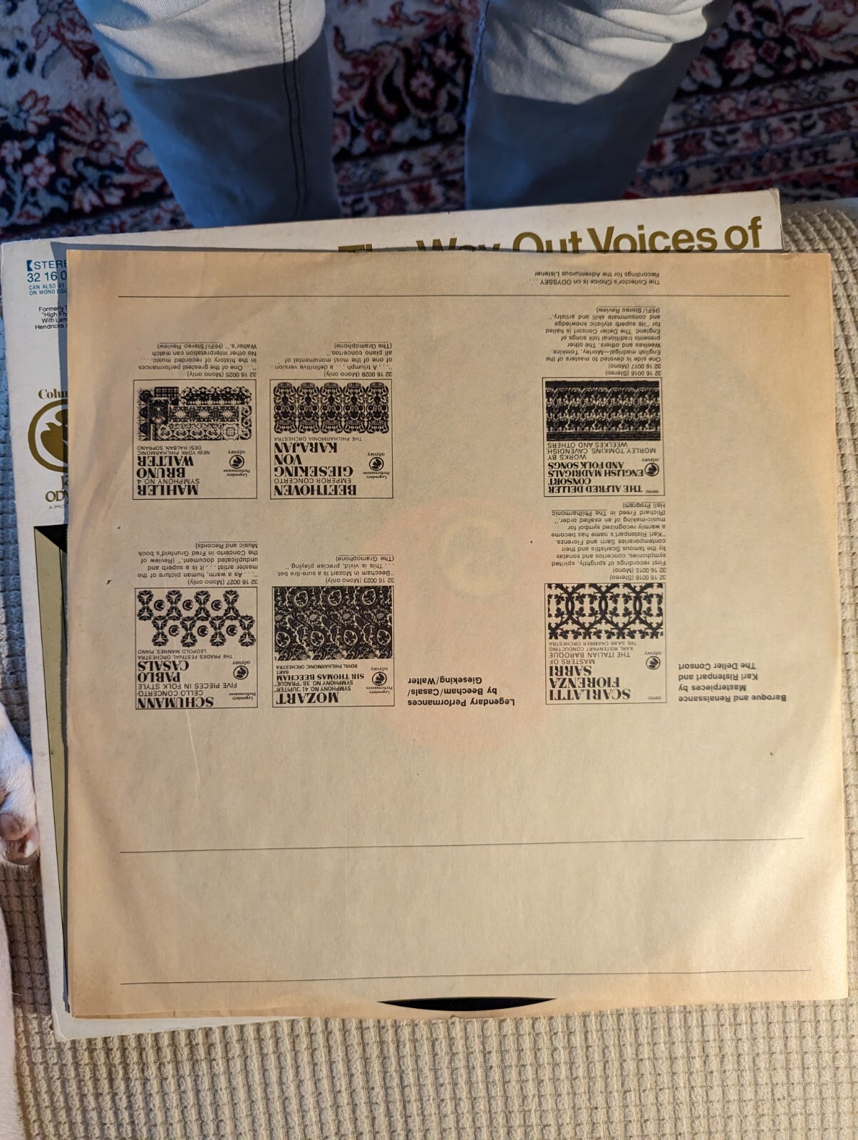 The Way Out Voices of Lambert, Hendricks and Ross COLUMBIA ODYSSEY ...