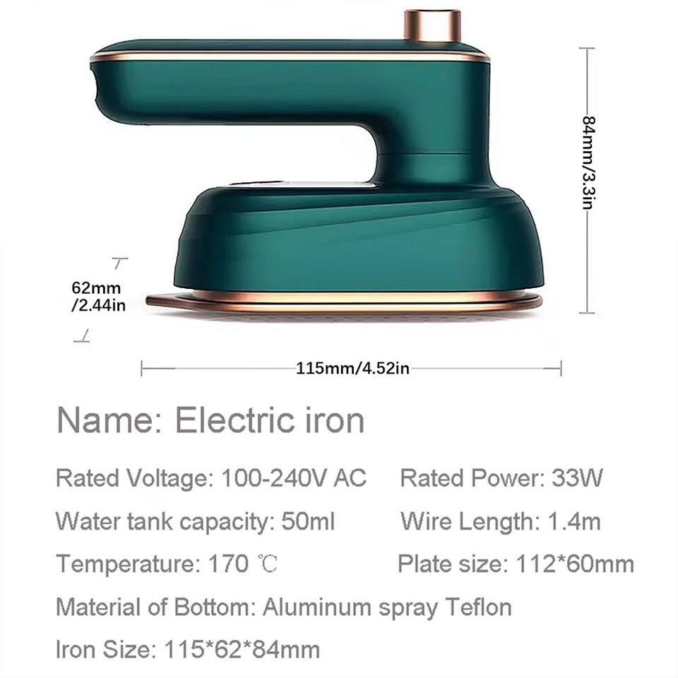 Mini Portable Micro Steam Iron Machine Steamer Handheld Garment Clothes ...