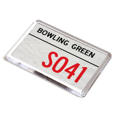 FRIDGE MAGNET - Bowling Green SO41 - UK Postcode | eBay UK