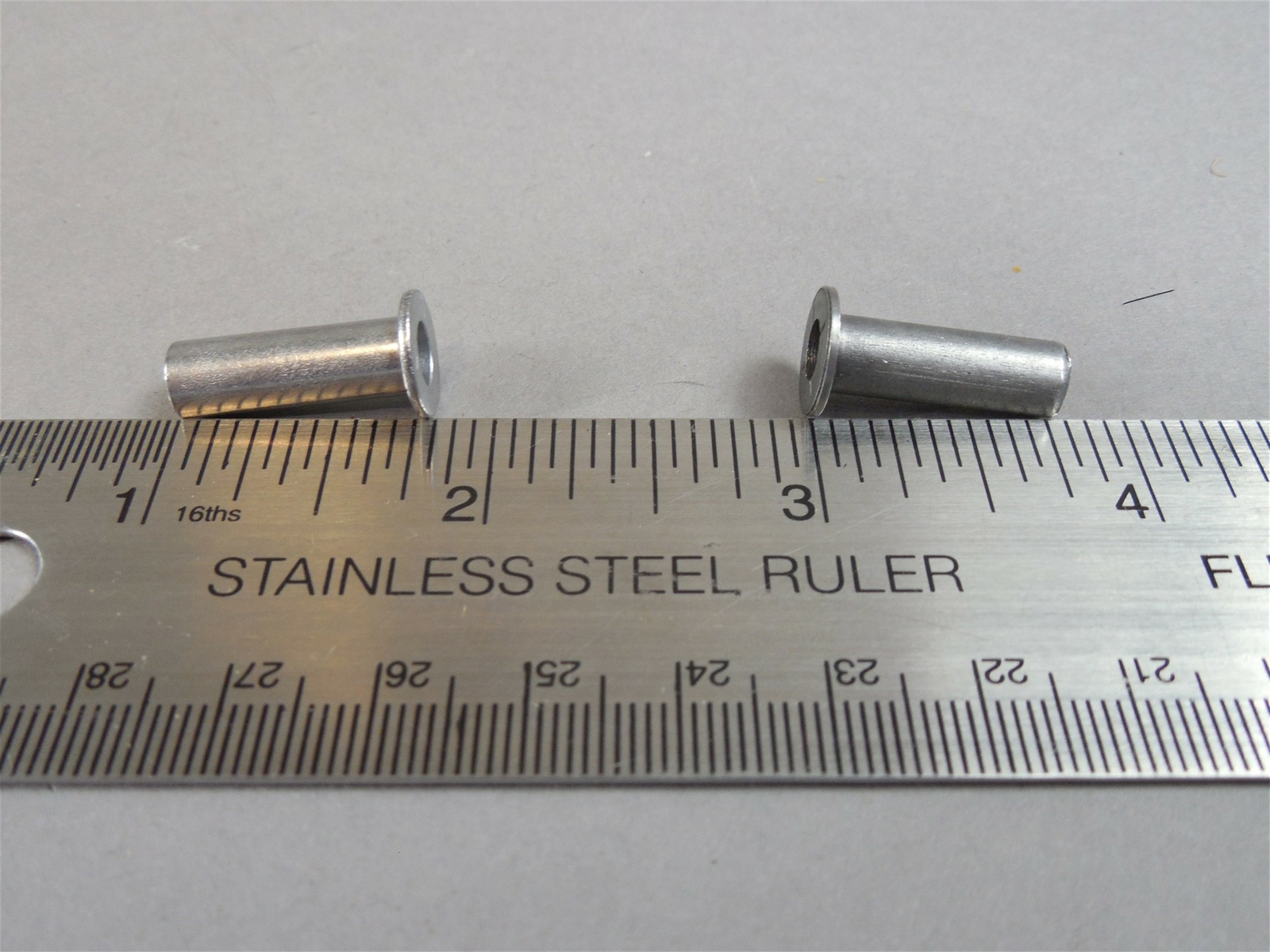 Lot of 60 NAS1329C3-280 Plain Blind Rivet Nuts L: .735" x Dia: .246 ...