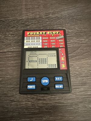 Vintage 90s RADICA Pocket Slots Electronic Handheld Game Model # 1370 ...