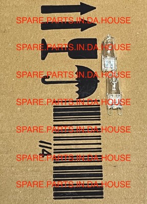 2 x Miele Oven Halogen Lamp Light Bulb Globe H 5460 B H 5461 B H 5461 ...