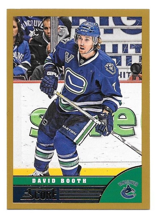 2013-14 Score Gold #511 David Booth (Canucks) | eBay