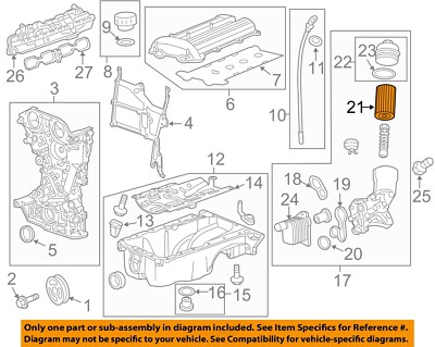 GM OEM 13-20 Encore,Trax EngineTransaxle Engine Parts-Filter Element ...