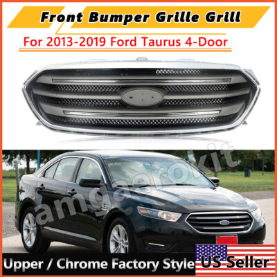 For 2013-2019 Ford Taurus 4DR Grill Front Bumper Upper Grille Mesh ...
