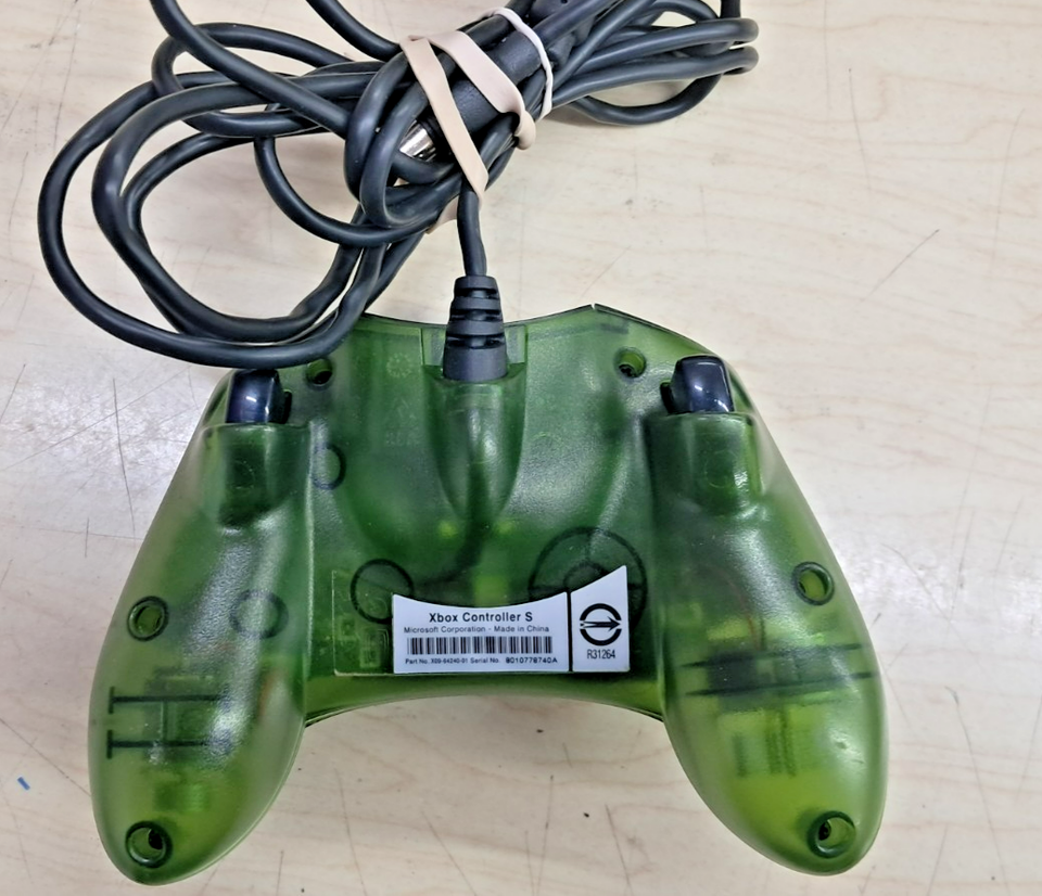 Xbox Original Green Halo Special Edition Console w/ Halo Controller ...