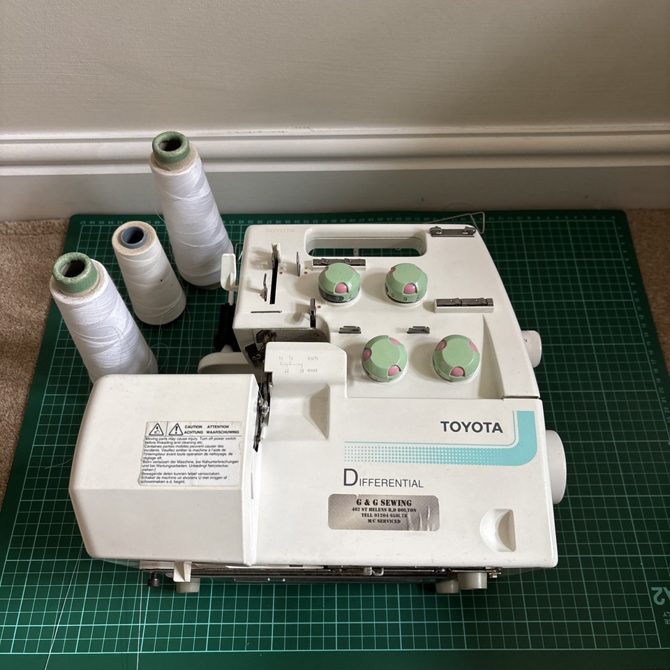 Toyota SL1T Overlocker Sewing Machine - 4 Thread Differential - NO ...