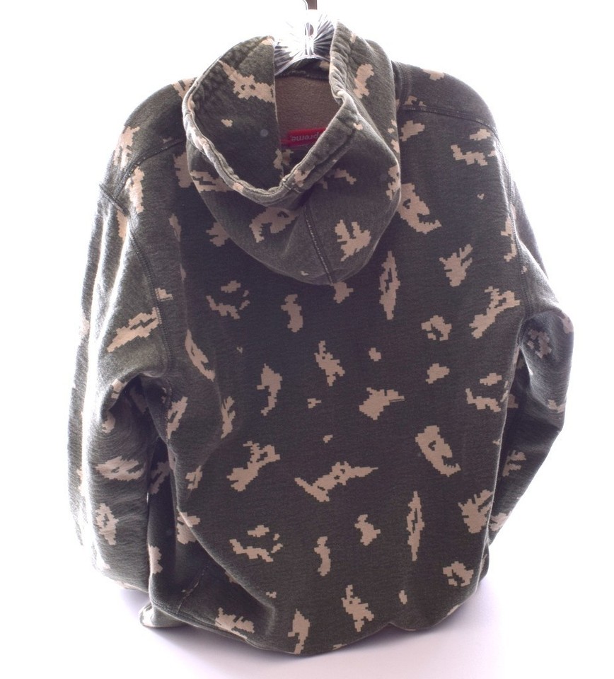Supreme Box Logo Hoodie Sweatshirt Olive Russian Camo Sz MEDIUM | eBay