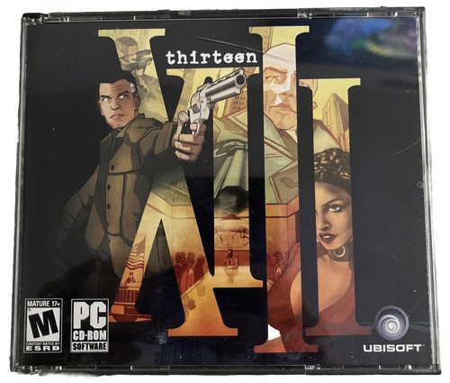 Thirteen XIII Ubisoft 4 Disc PC Game Conspiracy Thriller Graphic Novel ...