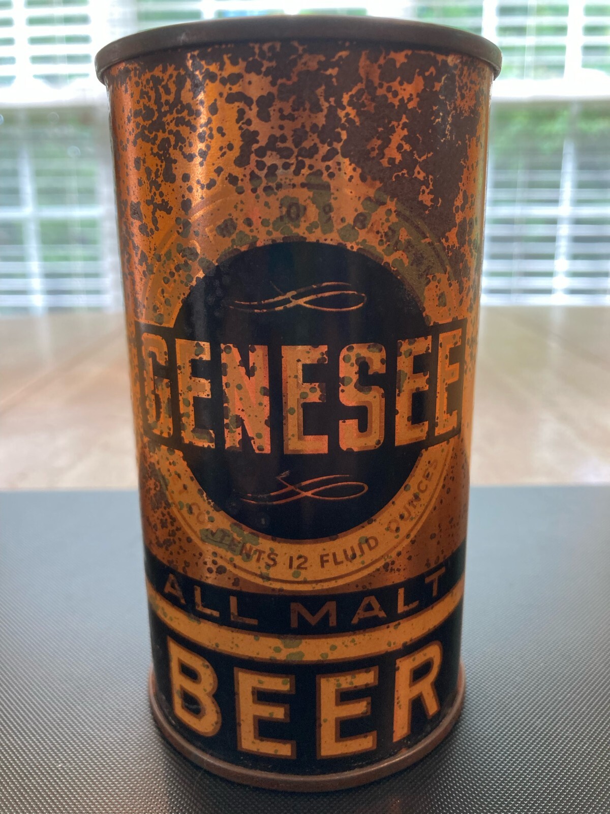 Genesee (All Malt) Beer, OI IRTP FT TO, Good Empty Can, Humidity ...