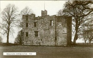 REAL PHOTO POSTCARD OF DILSTON CASTLE, CORBRIDGE, NORTHUMBERLAND ...