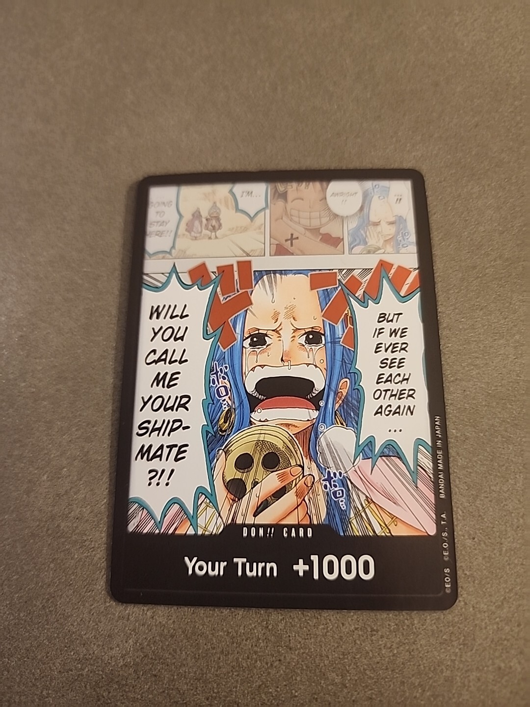 One Piece Don Card OP04 Will you call me your Shipmate op1 | eBay