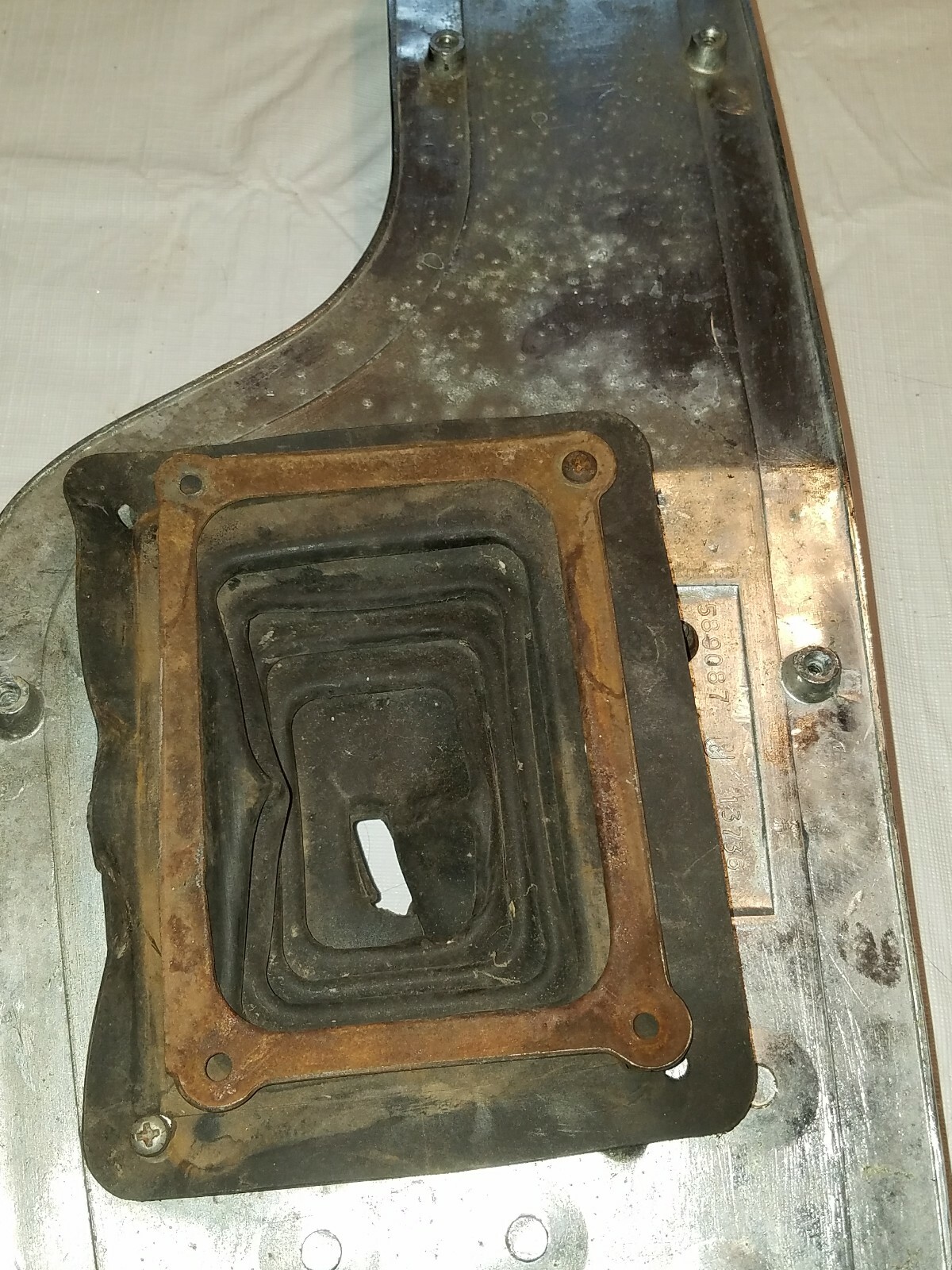 1965-1969 Oldsmobile 442 F85 Cutlass 4 Speed Console Plate Box 5 ...