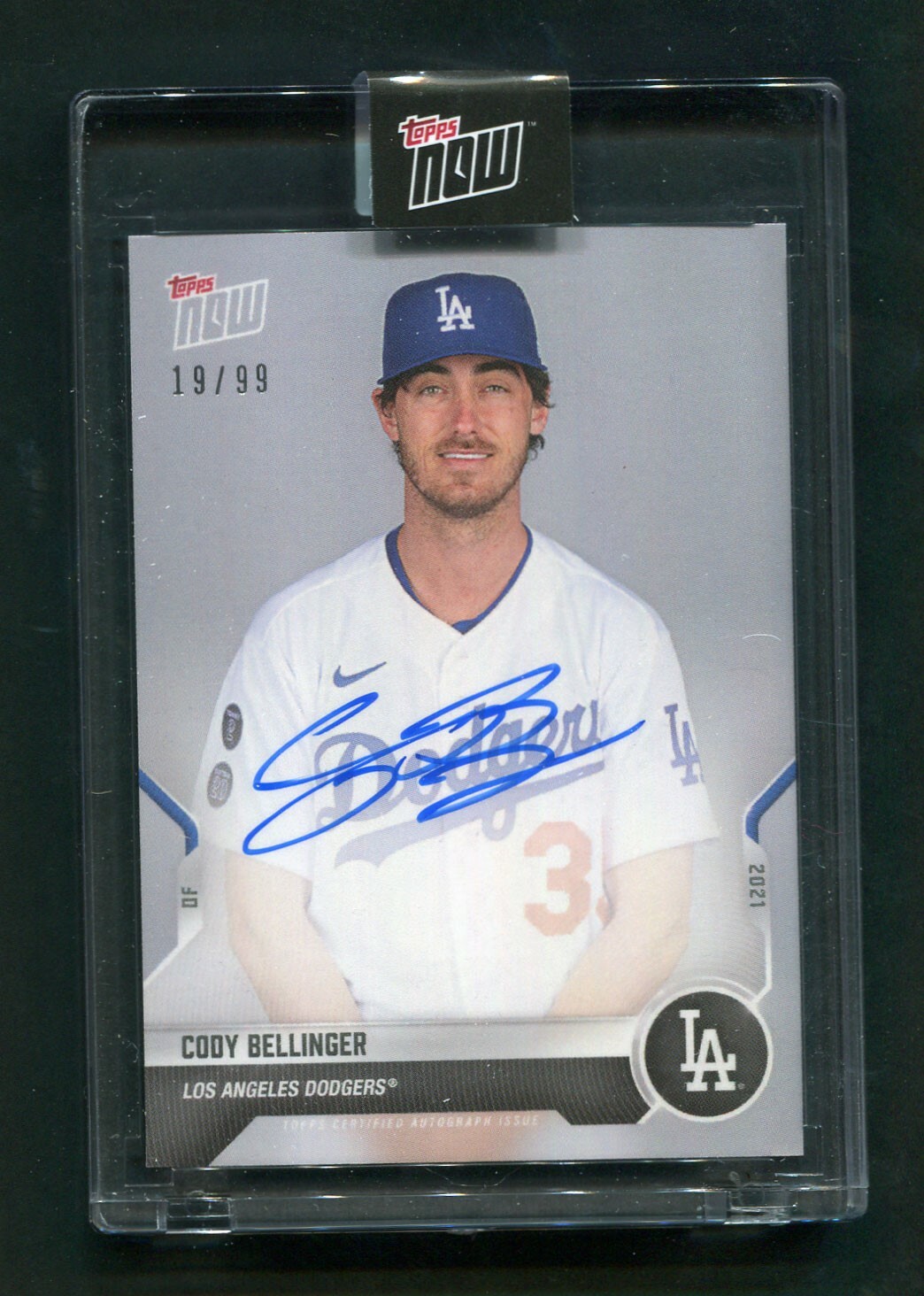 2021 Topps Now Road To Opening Day Cody Bellinger Auto #OD-408A Dodgers ...