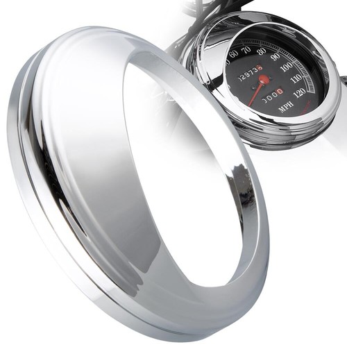 Aluminum Chrome 5" tachometer visor for Harley '04-'07 Road King Custom ...