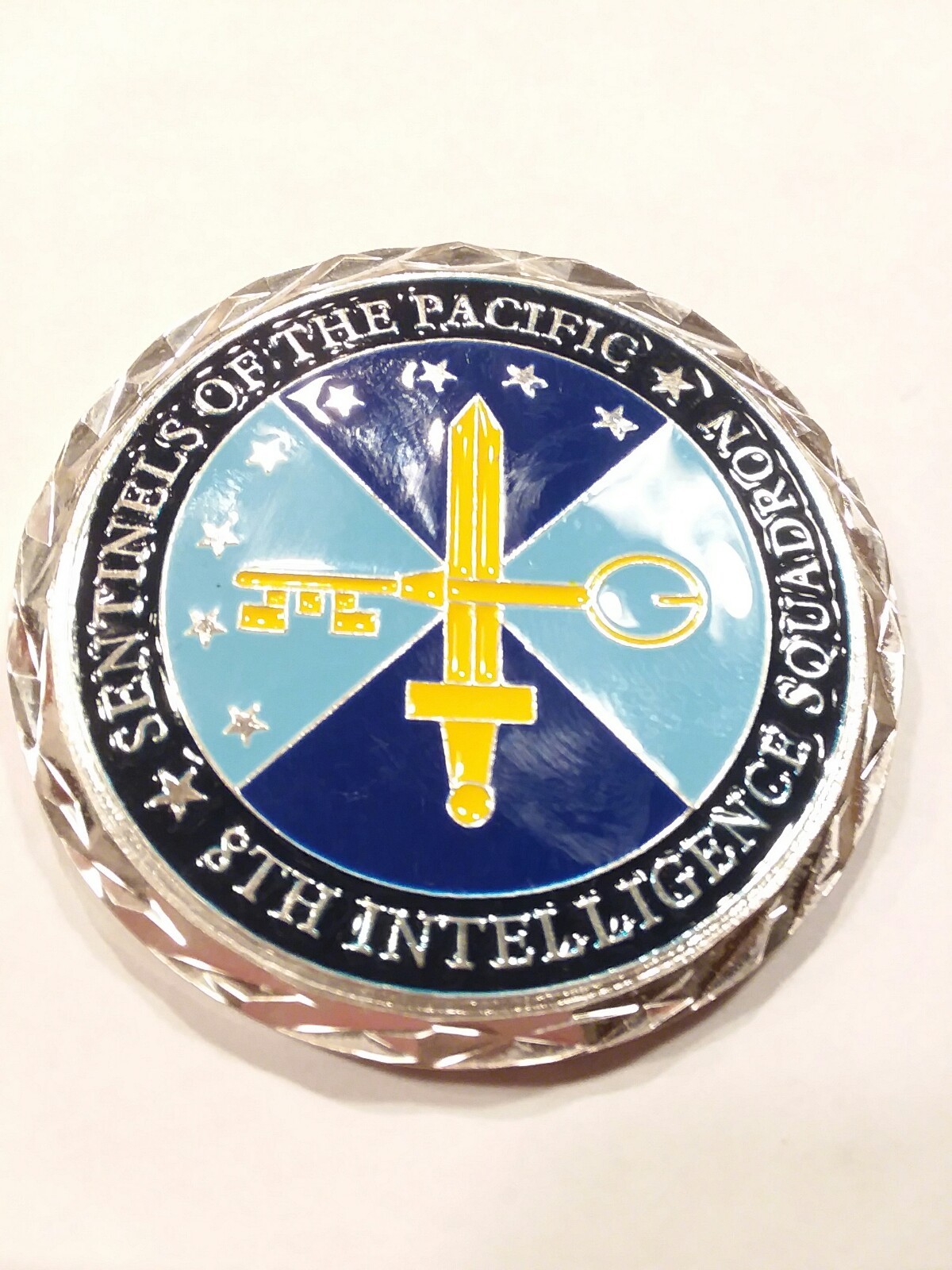 LT. COL DOUGLAS D. SMITH USAF 8TH INTELLIGENCE SQUADRON Challenge Coin ...