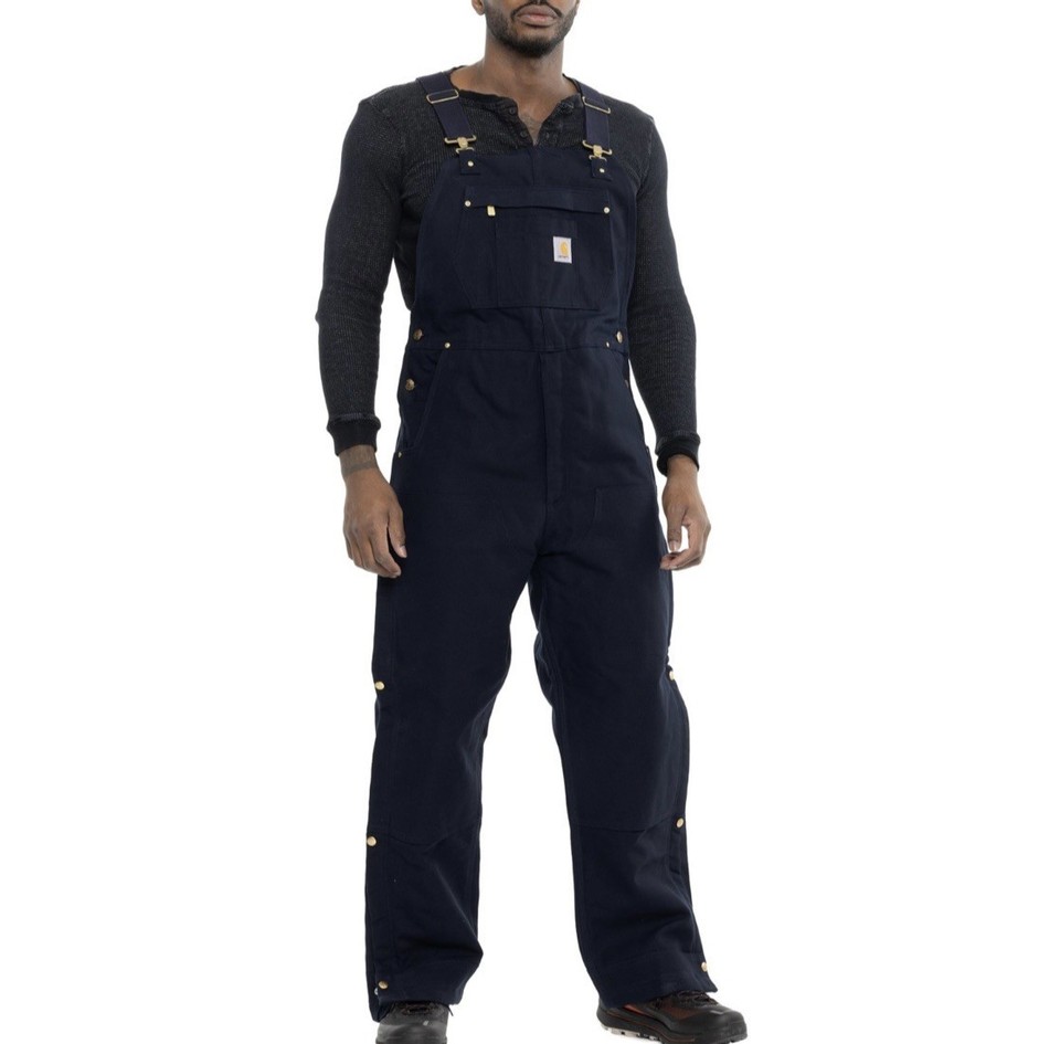CARHARTT Brand New Size Large Regular Loose Fit Duck Bib Overalls ...