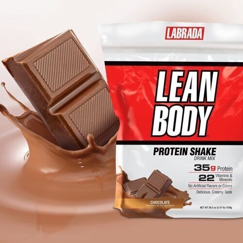 LABRADA Nutrition – Lean Body High Chocolate Protein Meal (39.5 OZ ...