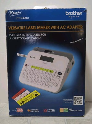 Brother PT-D400AD Desktop Label Maker New 804904118720 | eBay