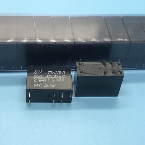 1Pc TIANBO RA3 L-12VDC-S-2Z Power Relay 8Pins 5A 240VAC #D7* | eBay.de
