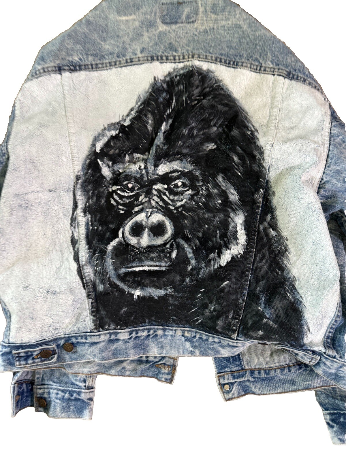 Rare VTG LEVI’S Acid Wash Jean Trucker Jacket - Hand … - Gem