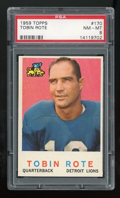 1959 Topps #170 Tobin Rote PSA 8 NM-MT *A23G*#14119702 | eBay