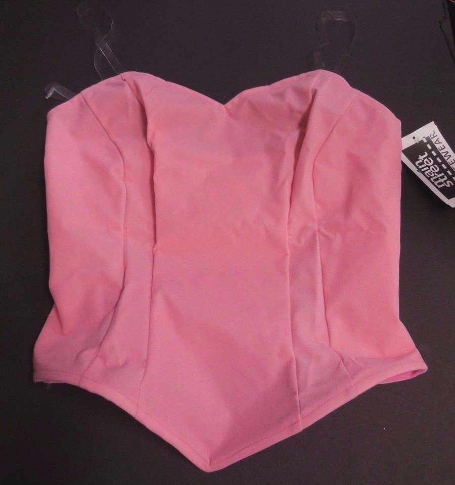 Basque Spandex VelvetBack Ballet Ballerina Clear Strap Princess Seam 5 ...