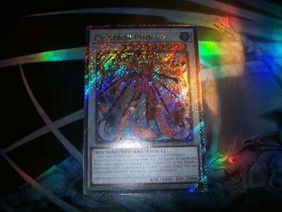 Crystron Phoenix 1st Edition Platinum Secret Rare RA04-EN058 Yu-Gi-Oh ...