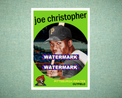 Joe Christopher Pittsburgh Pirates 1959 Style Custom Baseball Art Card ...